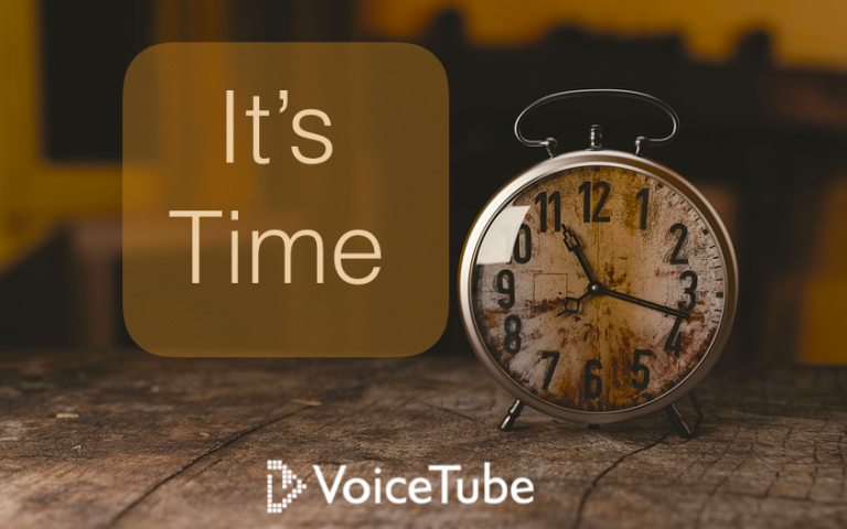 How to use it's time - VoiceTube