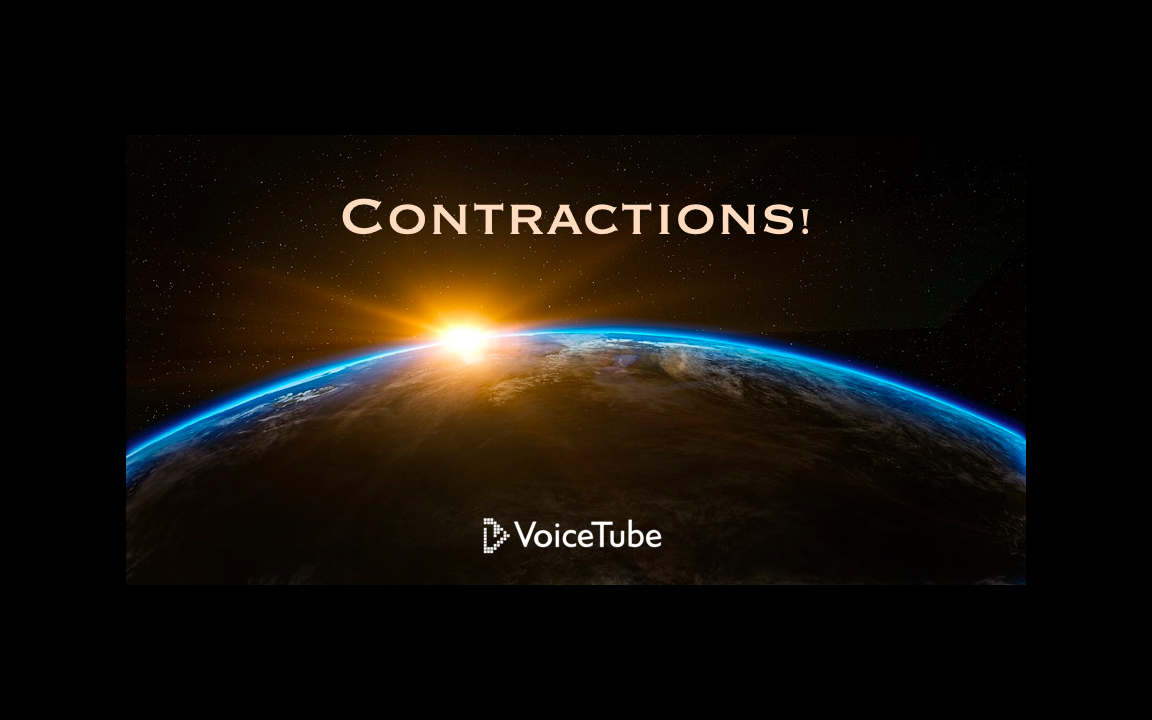 Contractions: Three Must Watch Videos to Master Them! Including ...